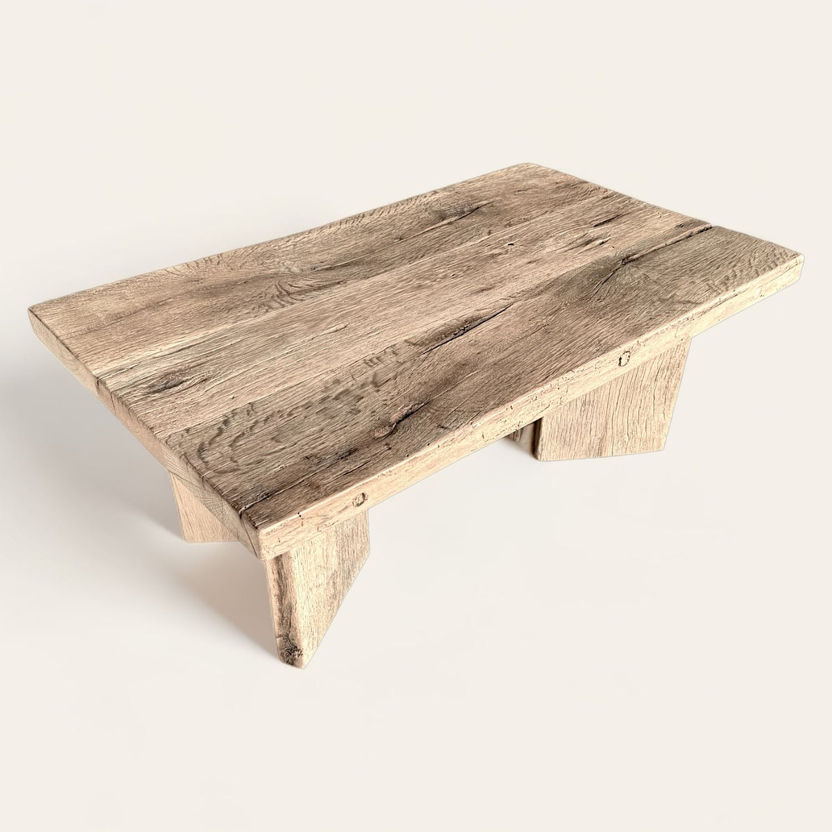 Table Basse Villamar - Vieux Chêne Rustique - Esprit Méditerranéen ...